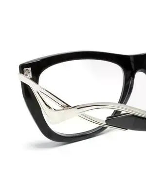 Dita Icelus Cat-eye Glasses - Black
