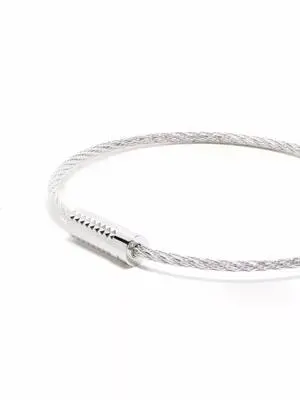 Le Gramme 9g Pyramid Cable Bracelet