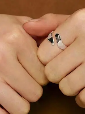 Monica Vinader Wave Asymmetric Wrap Ring