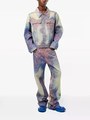 Camper Swirl-print Denim Jacket
