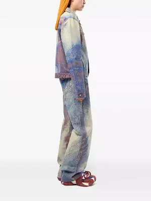 Camper Swirl-print Denim Jacket