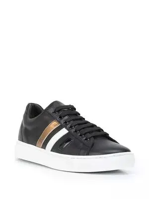MADISON MAISON 3 Stripe Leather Sneakers