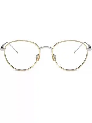 Brunello Cucinelli Round-frame Glasses - Gold