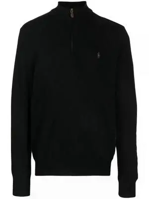 Polo Ralph Lauren Polo Pony Half-zip Jumper - Black