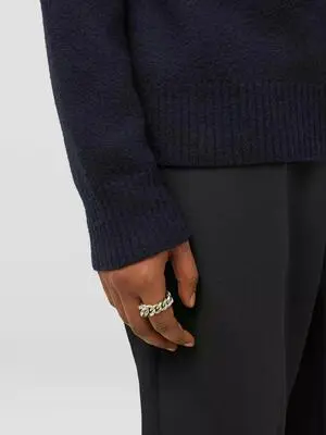 JIL SANDER Chain-link Polished Ring