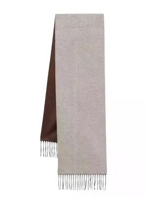 D4.0 Logo-patch Scarf Brown