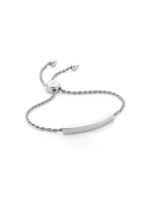 Monica Vinader Linear Chain Bracelet - Silver