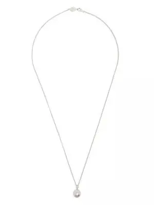 DOWER & HALL Freshwater Pearl Pendant Necklace - Silver