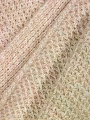 Chloé Logo-patch Chunky-knit Scarf