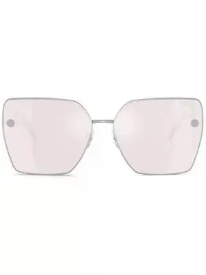 Versace Square Frame Sunglasses - Silver