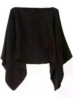 Voz Solid Crop Jumper - Black
