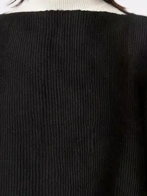 Voz Solid Crop Jumper - Black