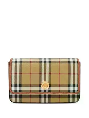 Burberry Hampshire Check Crossbody Bag - Neutrals
