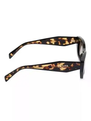 Prada Logo-print Sunglasses - Black