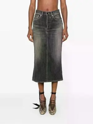 Balenciaga Lace-up Skirt