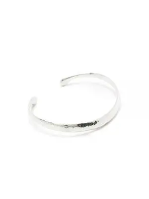 DOWER & HALL Curved Nomad Sterling Bangle - Silver