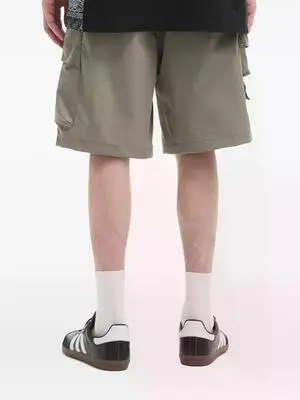 MUSIUM DIV. Logo-embroidered Bermuda Shorts - Neutrals