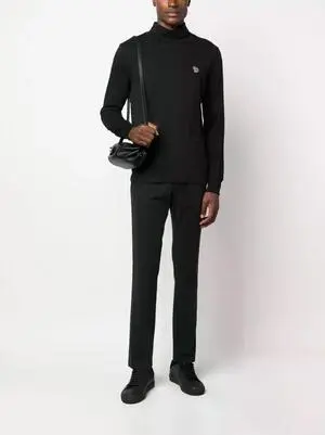 Paul Smith Zebra-patch Roll-neck Jumper