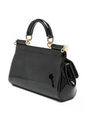 Dolce & Gabbana Mini Sicily Crossbody Bag - Black