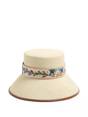 Valentino Garavani Antibes Straw Bucket Hat