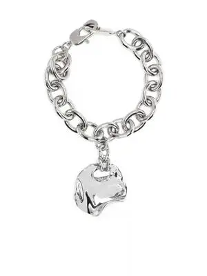 CAPSULE ELEVEN Desert Melted Coin Chain Bracelet - Silver