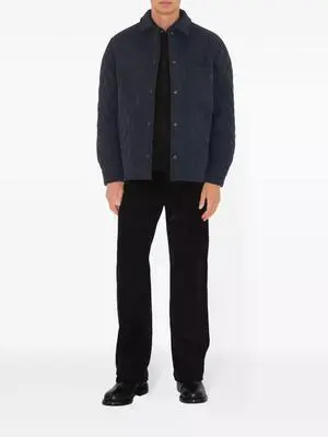 Burberry Reversible Quilted Overshirt - Blue