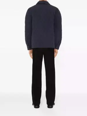 Burberry Reversible Quilted Overshirt - Blue