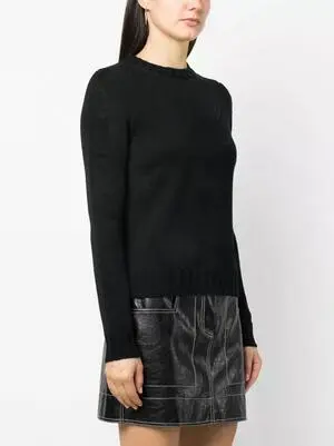 DONDUP Logo-patch Round-neck Jumper