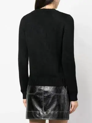 DONDUP Logo-patch Round-neck Jumper