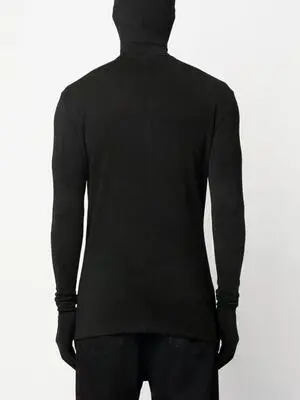 KUSIKOHC Cut-out Mask Gloved Sweatshirt