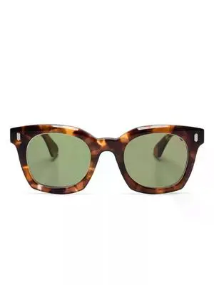 LESCA Saxo Sunglasses - Brown