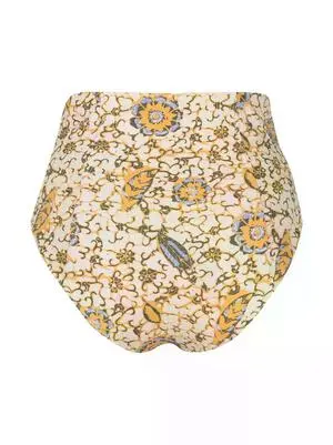 Ulla Johnson Zahara Citrus-print Bikini Bottoms