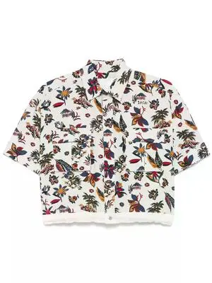 Sacai Floral-print Shirt