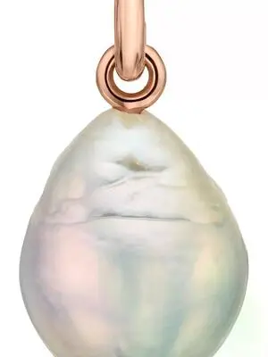 Monica Vinader Nura Baroque Pearl Pendant Charm - Pink