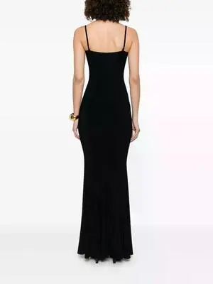 Norma Kamali Underwire-cup Fishtail Gown - Black