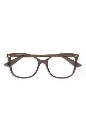 Gucci Cat-eye Glasses - Brown