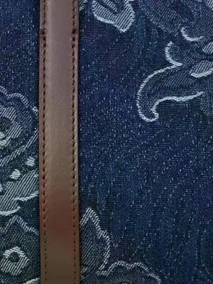 Etro Floral-jacquard Denim Tote Bag