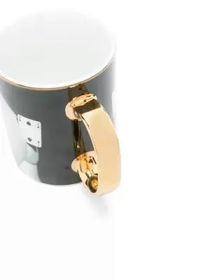 SELETTI Two Of Spades Porcelain Mug