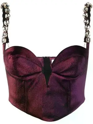 AREA Mussel Cup Bustier Top