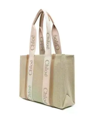 Chloé Medium Woody Tote Bag - Neutrals