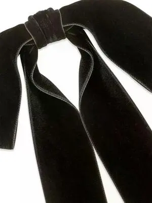 JENNIFER BEHR Velvet Headpiece With Bow Detail