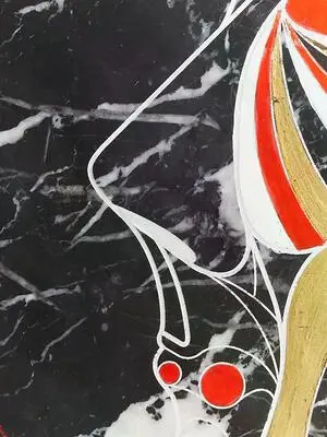 EDITIONS MILANO Marblelous Ii Plate - Black