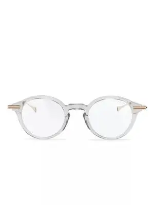 Dita Round-frame Optical Glasses - Neutrals