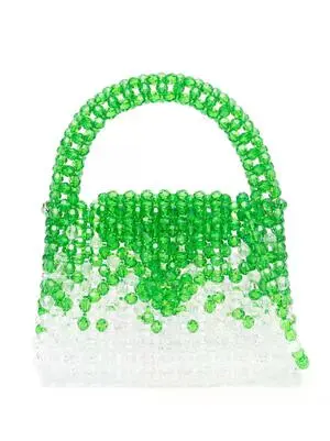 Germanier Bead-embellished Tote Bag - Green