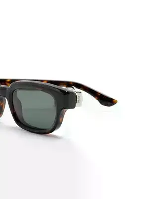 Chimi Alter Rectangle-frame Sunglasses - Brown