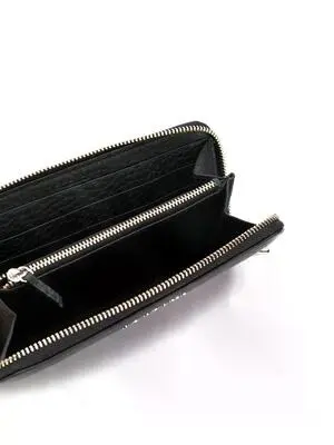 Orciani Logo Plaque Wallet - Black