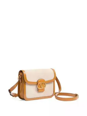 Valentino Garavani 9to5 Canvas Shoulder Bag - Neutrals