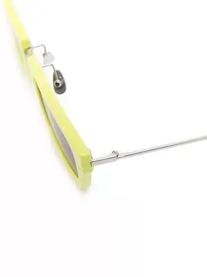 Jacquemus Square-frame Tinted Sunglasses - Yellow