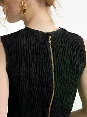 PATOU Smocked Midi Dress