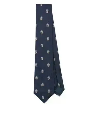 Polo Ralph Lauren Repp Club Silk Tie - Blue